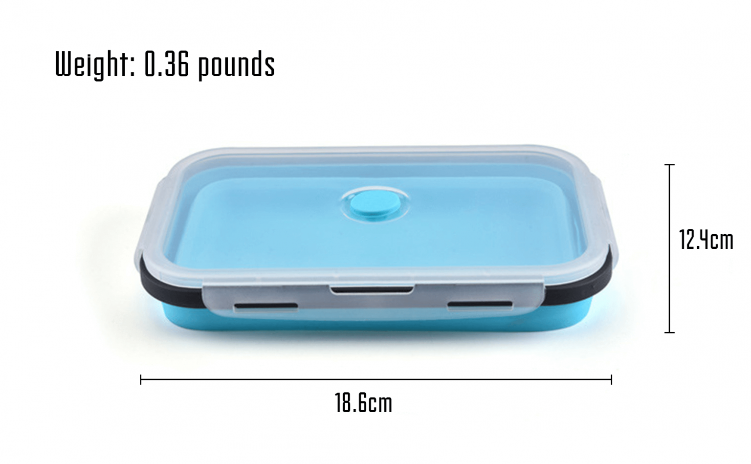 Zero Waste Lunch Boxes - Set 4 Portable Reusable Folding Boxes