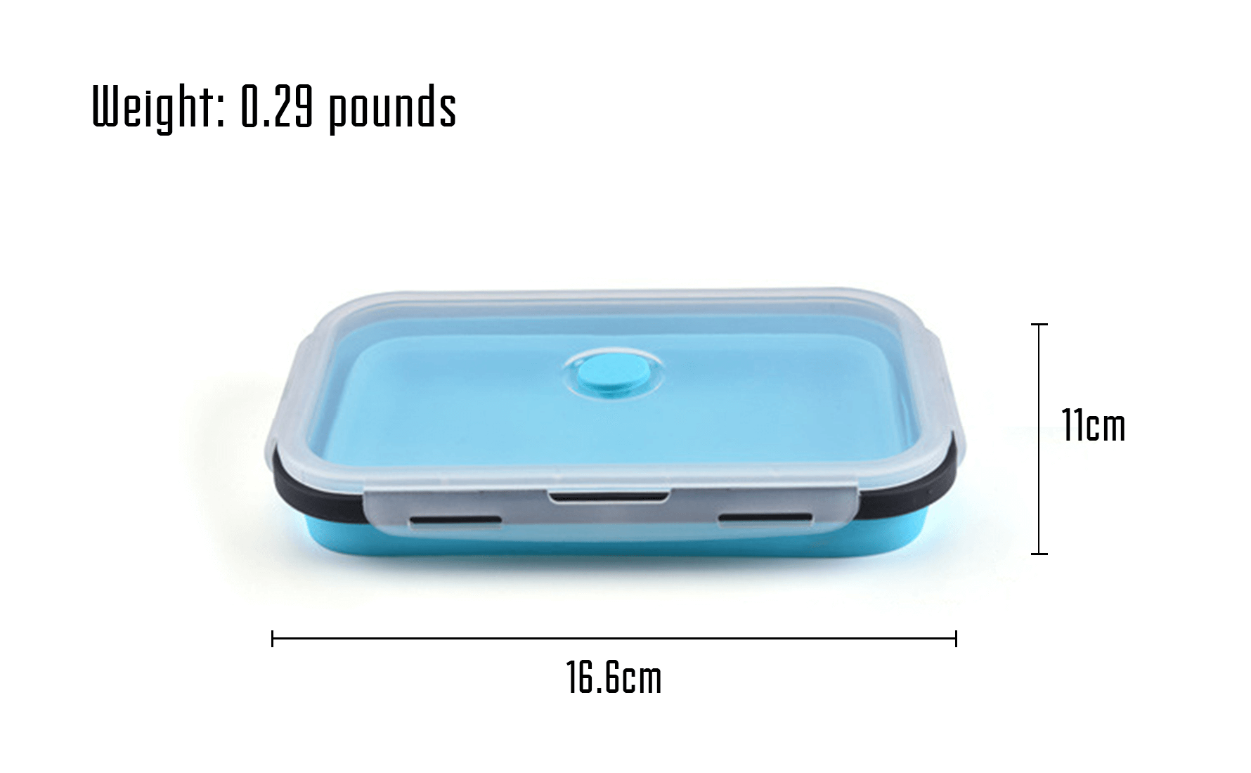 Zero Waste Lunch Boxes - Set 4 Portable Reusable Folding Boxes