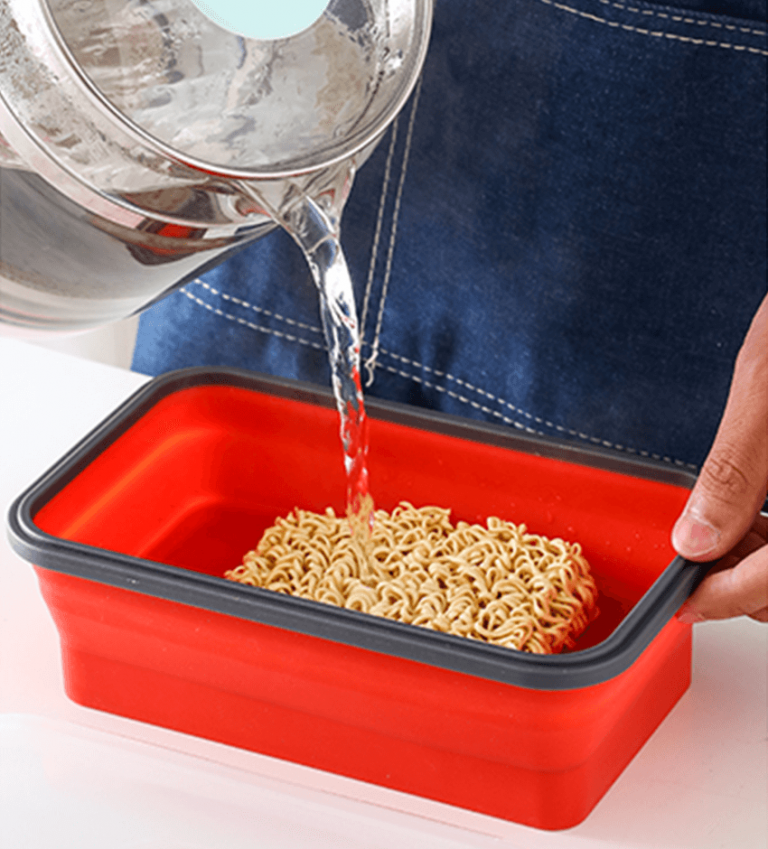 Zero Waste Lunch Boxes - Set 4 Portable Reusable Folding Boxes