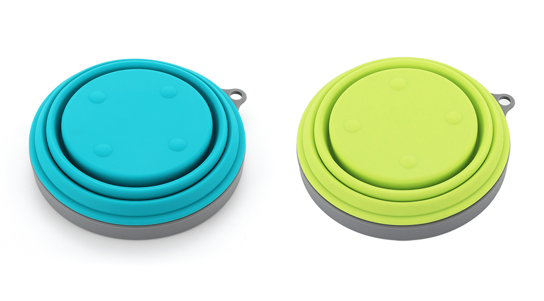 Collapsible Bowl - Zero Waste Silicone Bowl With Lid