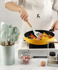 Zero Waste Cooking Utensils With 12 Safe Silicone Utensils