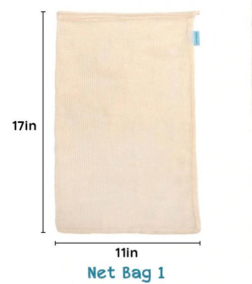 Zero Waste Shopping Bags 5 Packs Grocery Reusable Bags