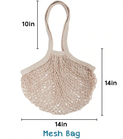 Zero Waste Shopping Bags 5 Packs Grocery Reusable Bags