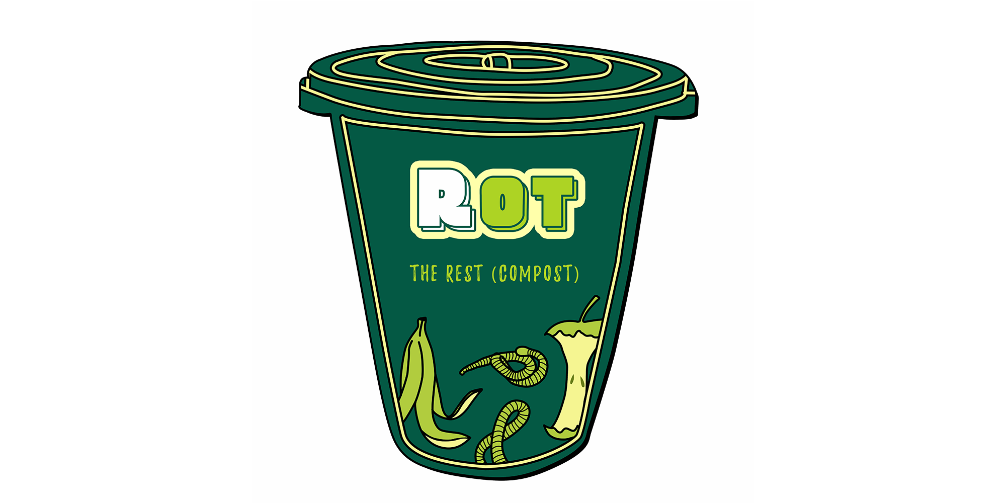 Zero Waste 5Rs: Refuse - Reduce - Reuse - Recycle - Rot