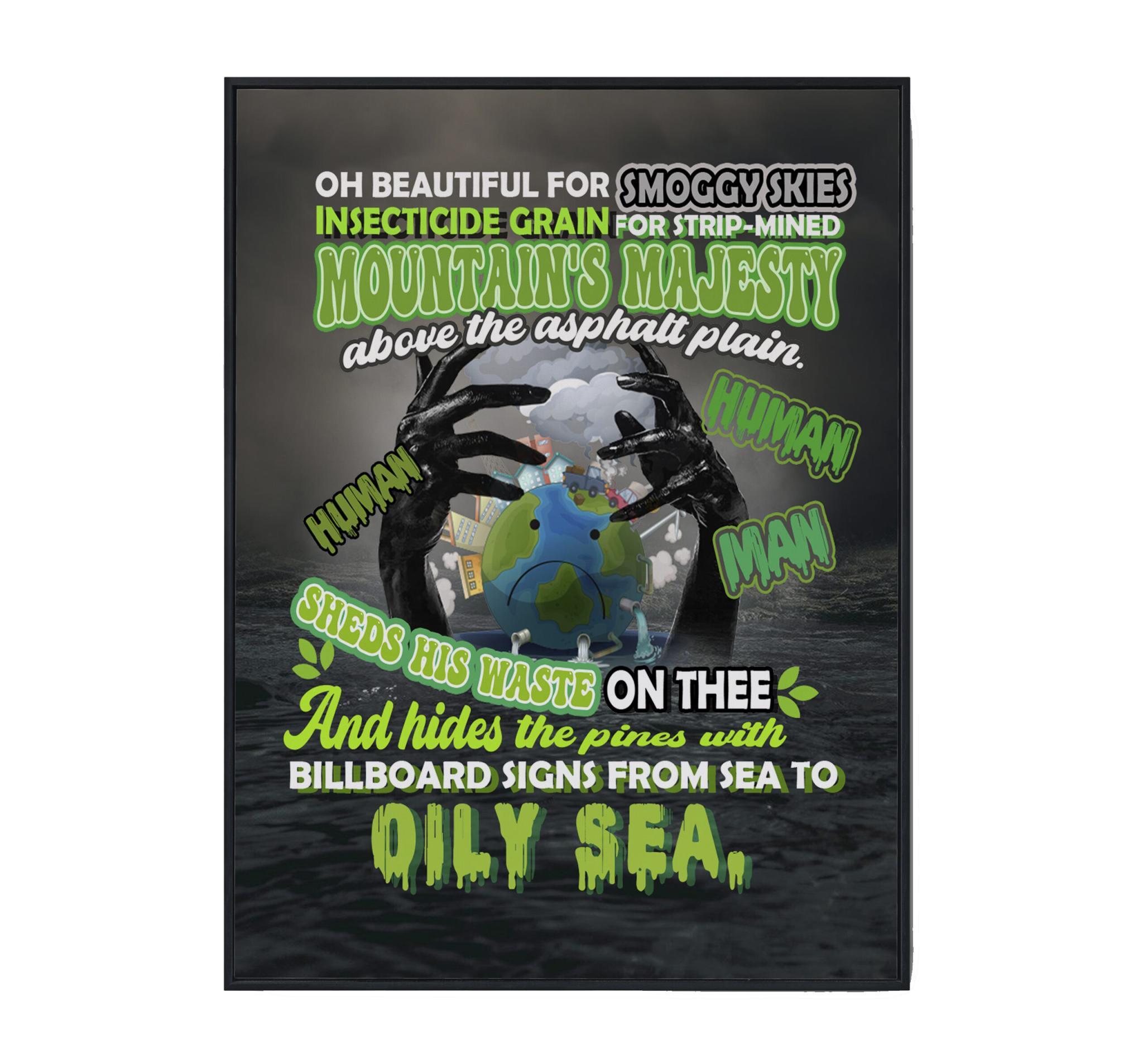 Environment Word Art Poster, Global Pollution Poster, Global Awareness ...