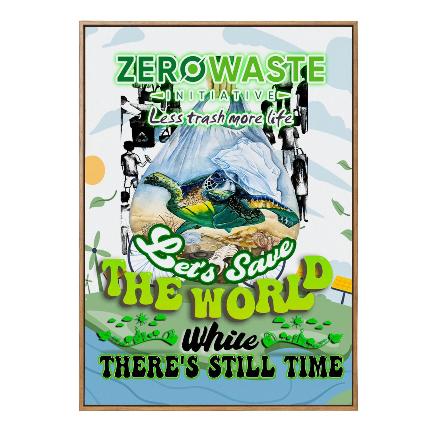 Save Mother Earth Garden Flag Zero Waste Initiative