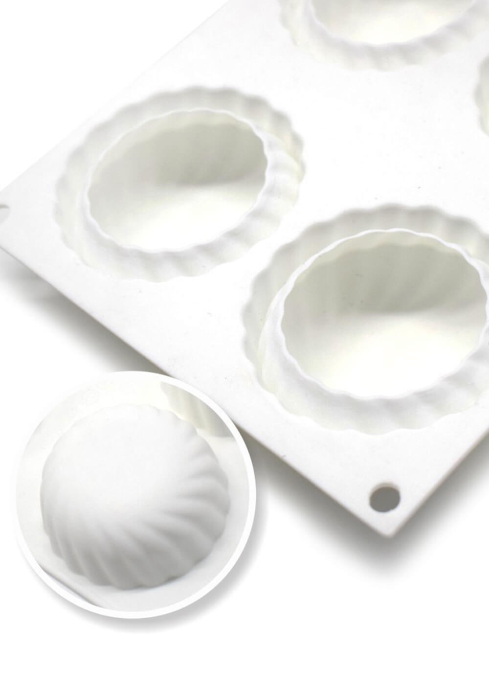 Set 4 Silicone Zero Waste Mousse Cake Molds - Zero Waste Initiative