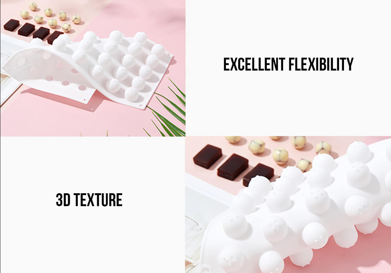 Set 4 Silicone Zero Waste Mousse Cake Molds - Zero Waste Initiative